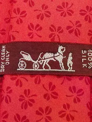 Hermès Leaf-print Silk Tie