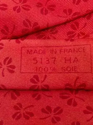 Hermès Leaf-print Silk Tie