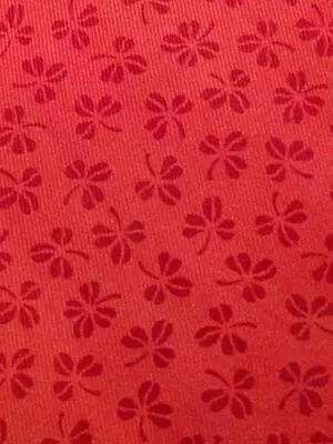 Hermès Silk Clover Leaf Print Neck Tie