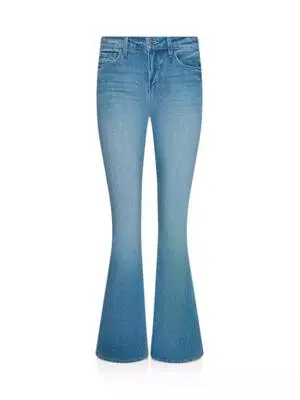L'Agence Taney Low-rise Flared Jeans