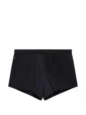 TOM FORD Elasticated Logo-tag Swim Shorts - Black