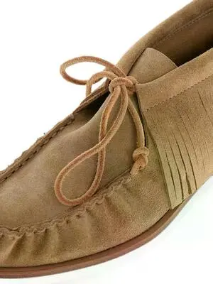 Pierre Hardy Tahoe Fringed Suede Loafers