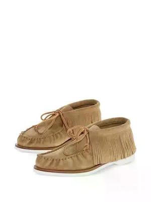 Pierre Hardy Tahoe Fringed Suede Loafers