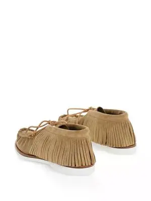 Pierre Hardy Tahoe Fringed Suede Loafers