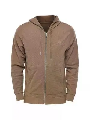 DIESEL® Waffle-knit Zip-up Hoodie