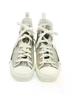 Dior B23 Oblique High-top Sneakers - White