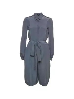 Gucci Tie-waist Crepe Playpsuit