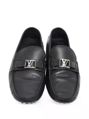 LOUIS VUITTON Hockenheim Leather Loafers