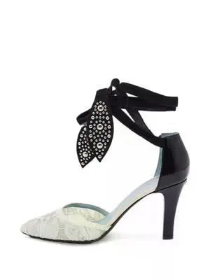 Valentino Garavani Foliefoliage Ankle-tie Pumps