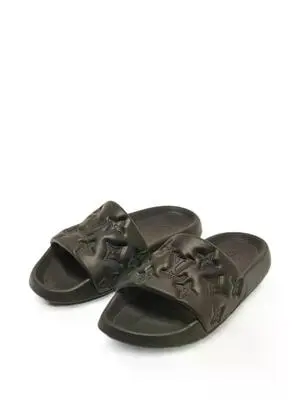 LOUIS VUITTON Waterfront Monogram Slides
