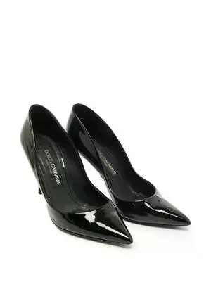 Dolce & Gabbana Patent Pointed Toe Stiletto Pumps