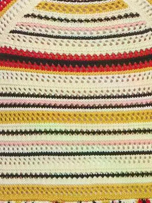 Zimmermann Striped Crochet-knit Midi Dress