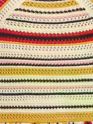 Zimmermann Striped Crochet-knit Midi Dress