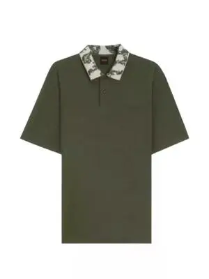 BOSS Abstract-print Polo Shirt