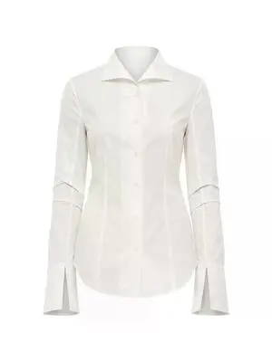 1989 STUDIO Slim-fit Cotton Shirt - White
