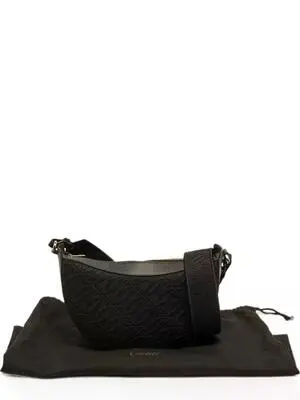 Cartier C De Monogram-pattern Shoulder Bag - Black