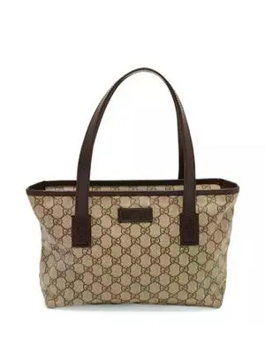 Gucci Gg Supreme Canvas Tote Bag - Neutrals