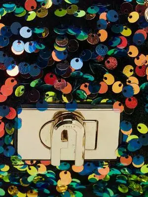 Furla 1927 Sequin Embellished Shoulder Bag