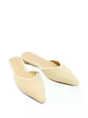 Bottega Veneta Pointed-toe Velvet Mules