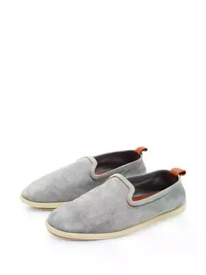 Loro Piana Venice Walk Smoking Slippers - Grey
