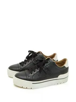 Hermès Voltage Grained Leather Platform Sneakers