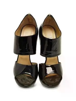 JIMMY CHOO Private Patent Leather Sandals