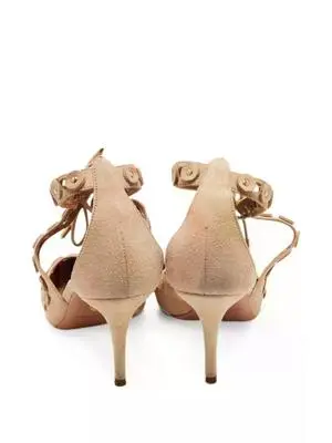 AQUAZZURA Studded Lace-up Pumps