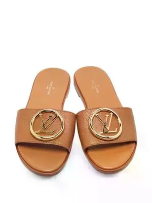 LOUIS VUITTON Lock It Flat Sandals