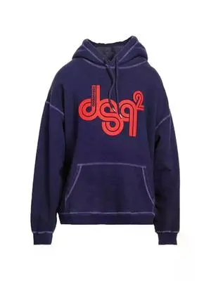 Dsquared2 Logo Print Hoodie - Blue