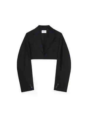 Givenchy Cocoon-sleeve Crop Jacket