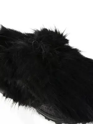 Sacai Faux-fur Lace-up Derby Shoes