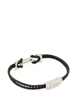 FERRAGAMO Gancini Braided Bracelet