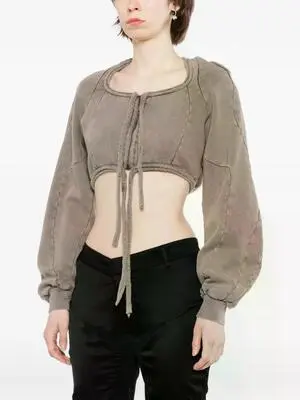 Ottolinger Cropped Zip-up Hoodie