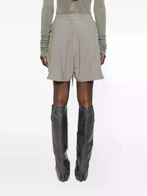 Rick Owens Boxers Drawstring Side-slit Shorts