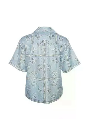 Sandro Printed Short-sleeve Shirt