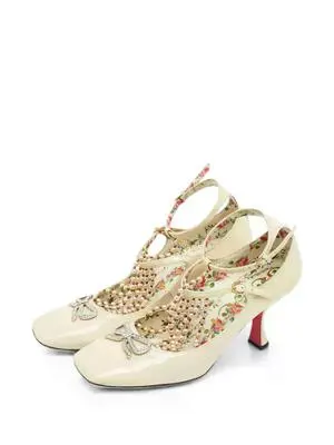 Gucci Pearl-embellished Heeled Pumps