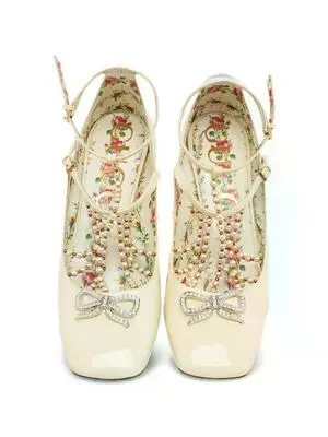 Gucci Pearl-embellished Heeled Pumps
