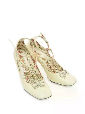 Gucci Pearl-embellished Heeled Pumps