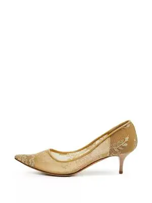 JIMMY CHOO Romy Lace Pumps - Neutrals