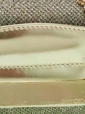 JIMMY CHOO Caro Clutch Bag With Glitter Detail