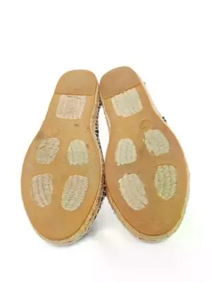 Carolina Herrera Logo-embroidered Slip-on Espadrilles - Blue