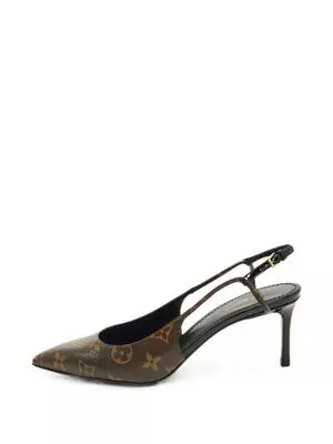 LOUIS VUITTON Chérie Monogram Slingback Pumps