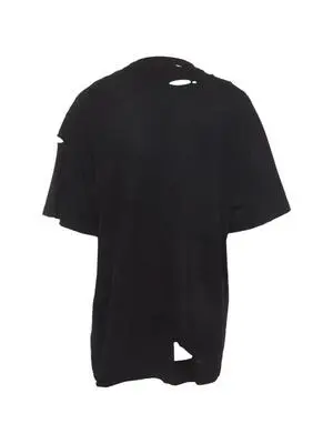 Balenciaga Caps Destroyed Flatground T-shirt