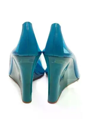 Amina Muaddi Ane Wedge-heel Pumps