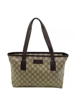 Gucci Gg Supreme Tote Bag - Neutrals