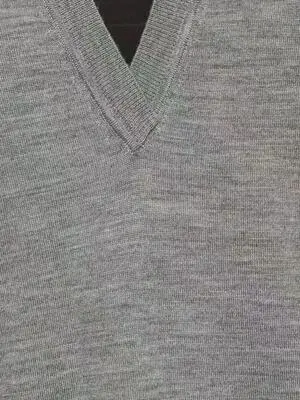 Sandro Lace-trim V-neck Sweater
