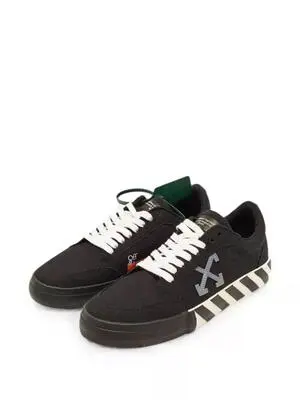 Off-White Vulcanised Lace-up Sneakers - Black