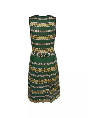 Missoni Zigzag Knitted Midi Dress