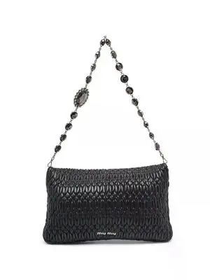 Miu Miu Crystal-embellished Shoulder Bag