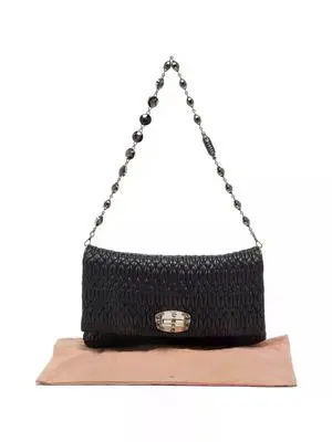 Miu Miu Crystal-embellished Shoulder Bag